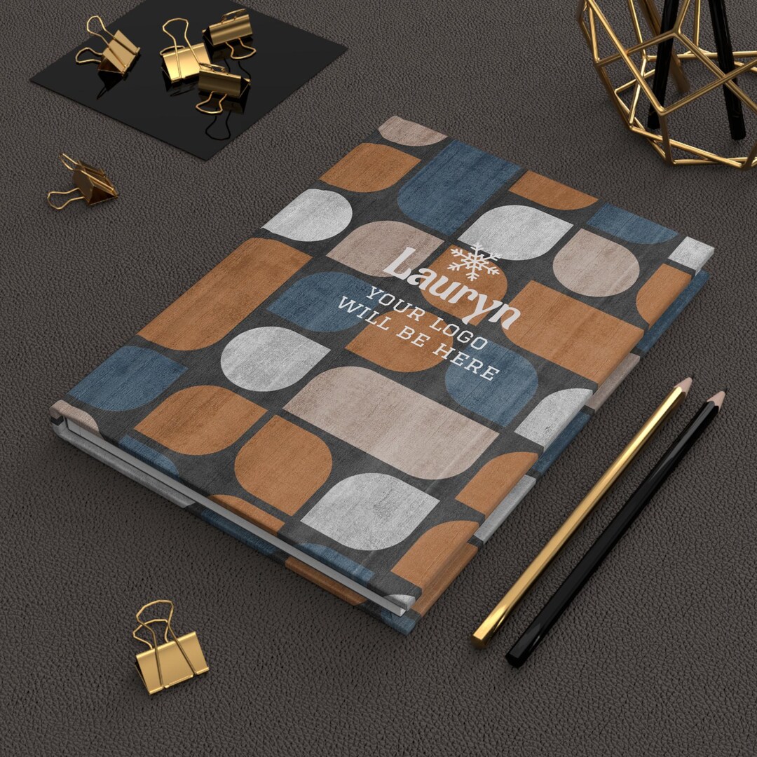 Geometric Block Notebook, Custom Journal Personalized Notebook ...