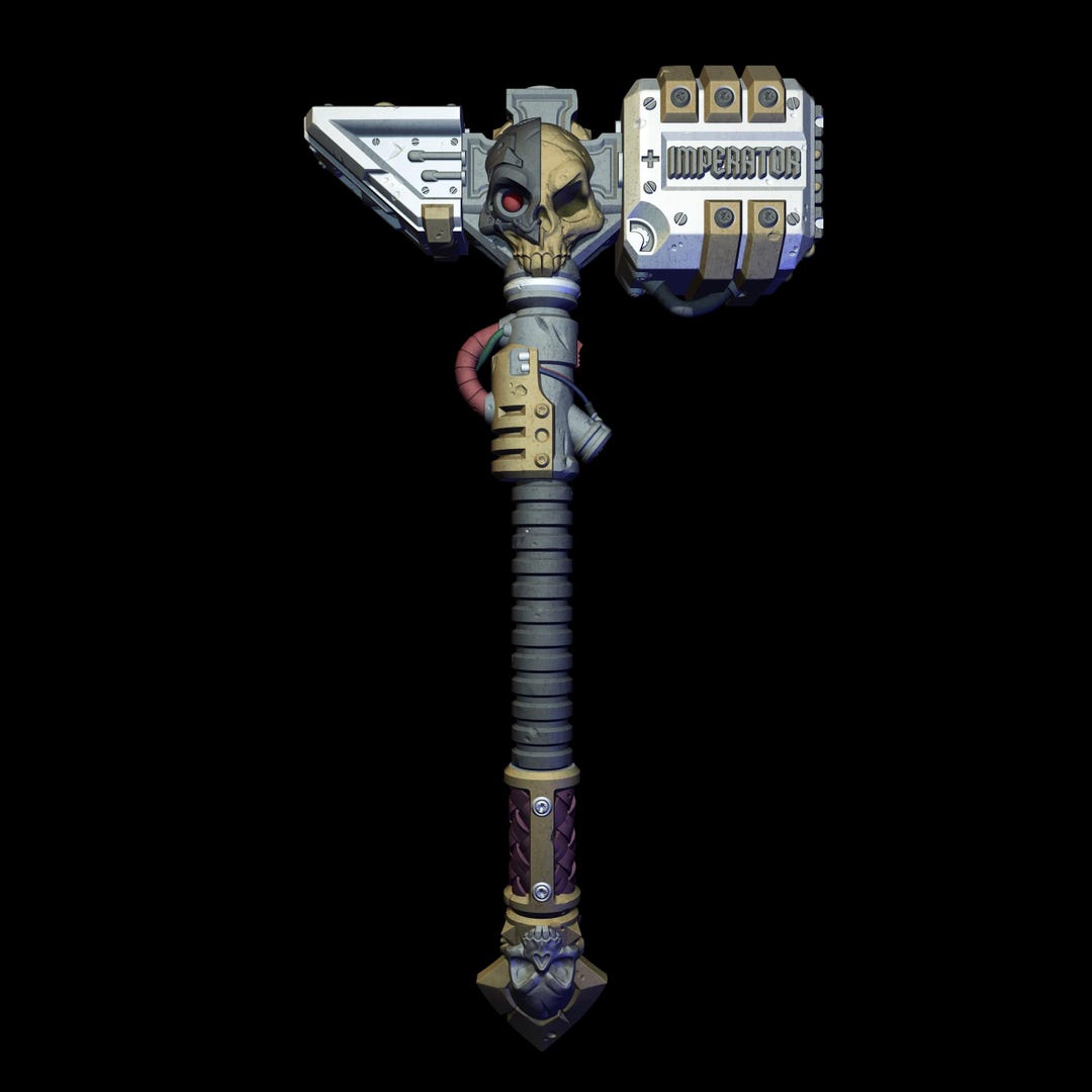 Legendary Battle Hammer From Eternal Forge - Etsy