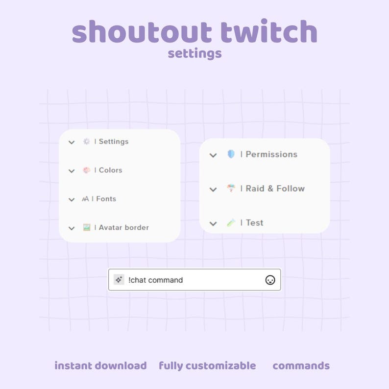 Customizable Shoutout Widget | Animated Twitch Shoutout | Highlight ...