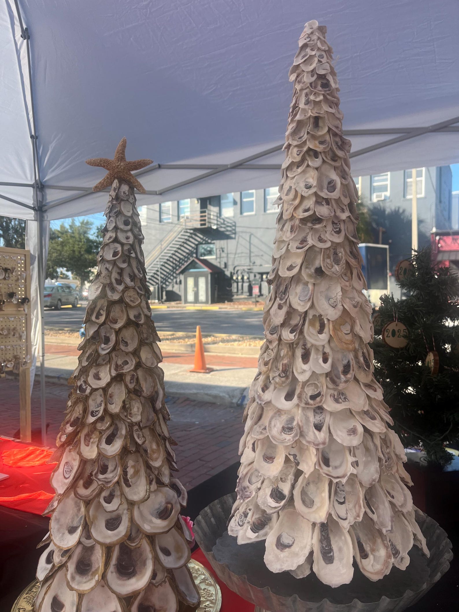 Handmade Real Oyster Shell Christmas Tree - Etsy