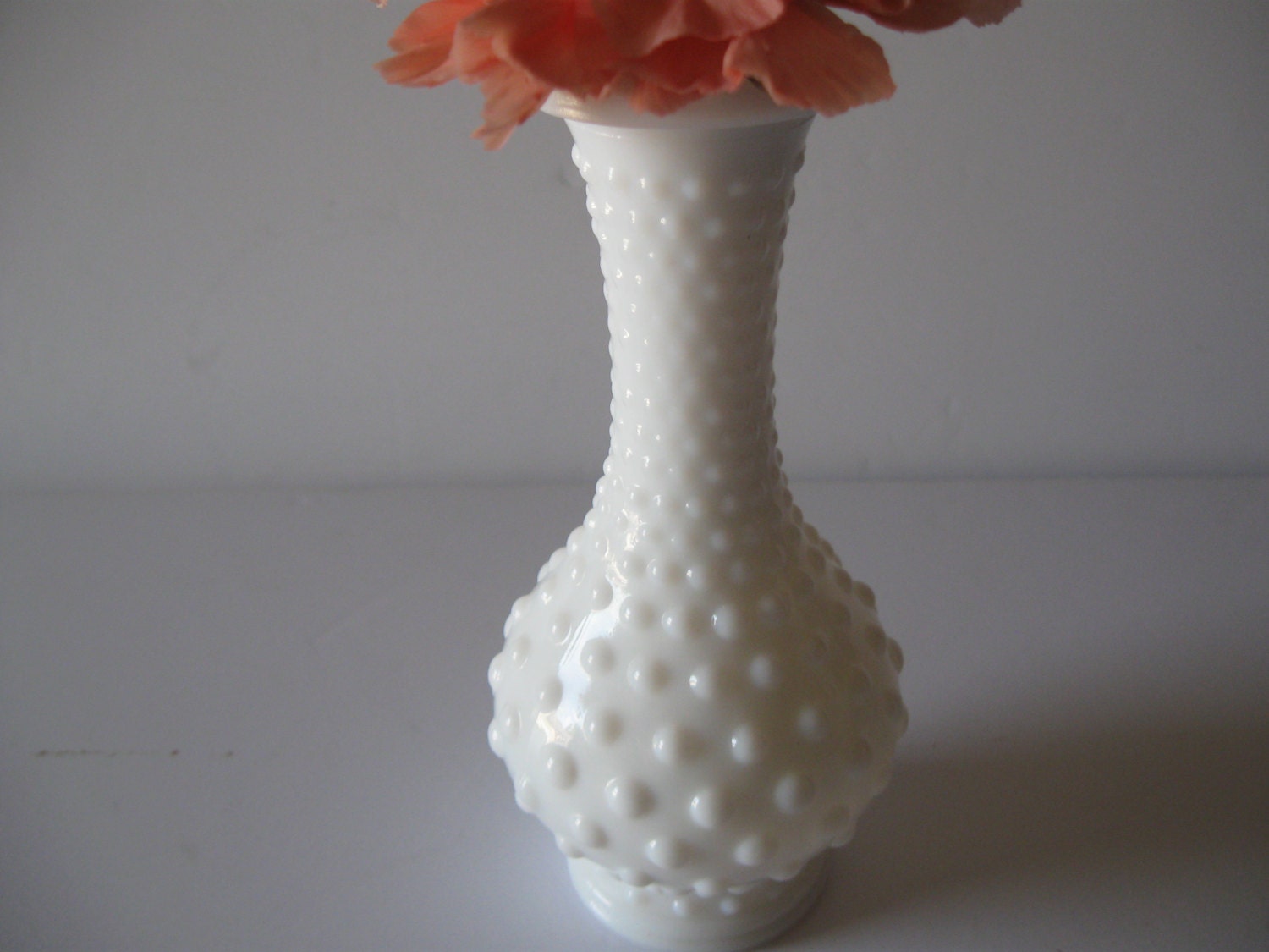 Vintage Avon Hobnail Vase / Floral Design / Milkglass Hobnail / Bud ...