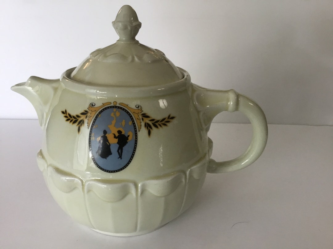 Vintage Hall Enterprise Ceramic Percolator or Teapot: Waverly Minuet ...