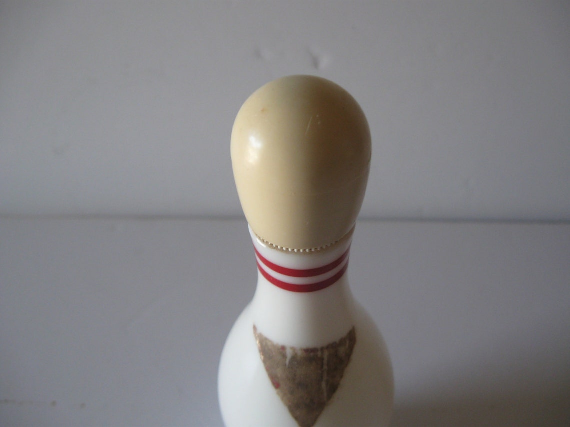 Vintage Avon Milk Glass Bowling Pin Bottle: Retro Aftershave Bottle - Etsy