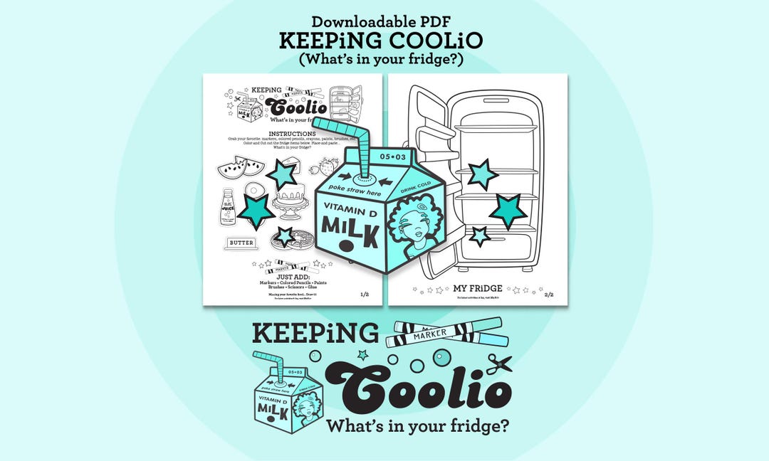 Keeping Coolio (fridge Illustration Fun) - Etsy