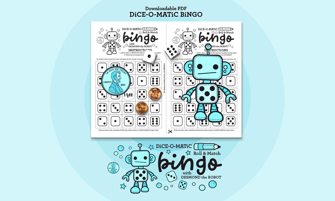 Dice-o-matic Bingo GAME - Etsy
