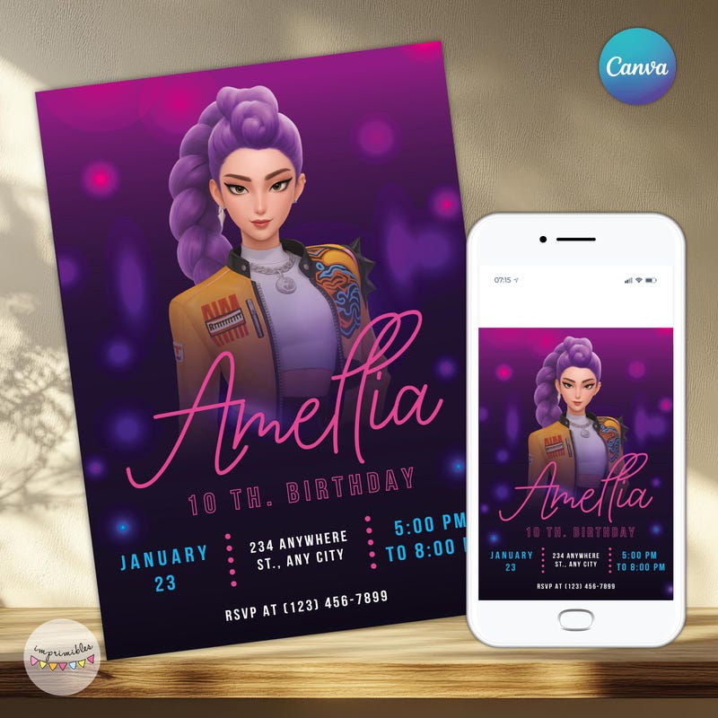 Rumi Birthday Invitation - Etsy