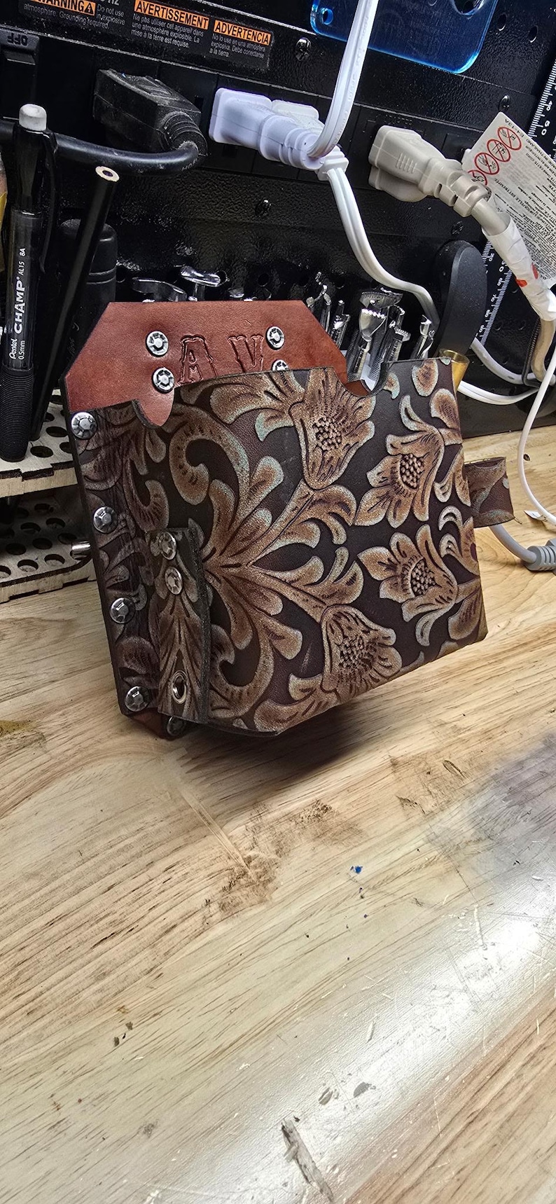 Custom Leather Shotgun Shell Box Holder - Etsy
