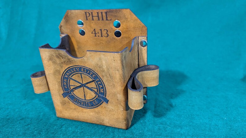 Custom Leather Shotgun Shell Box Holder - Etsy