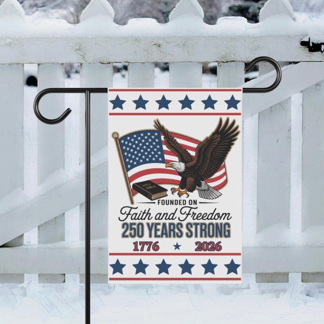 USA 250th Anniversary Garden Flag, Banner for House, U.S. Semi ...