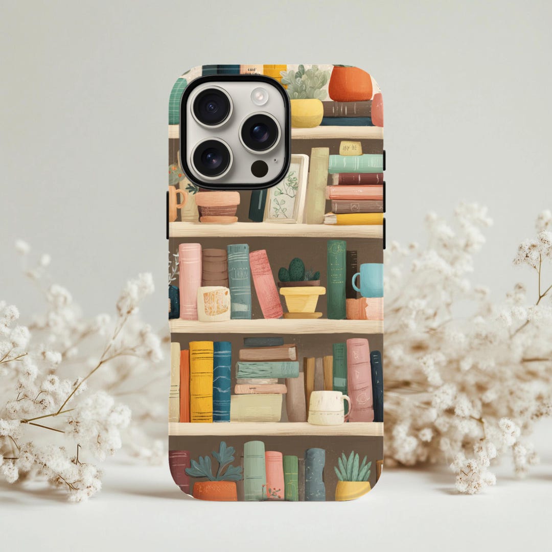 BOOKCASE Phone Case, Protective Cover for Samsung S26 S25 S24 S23 S22 ...