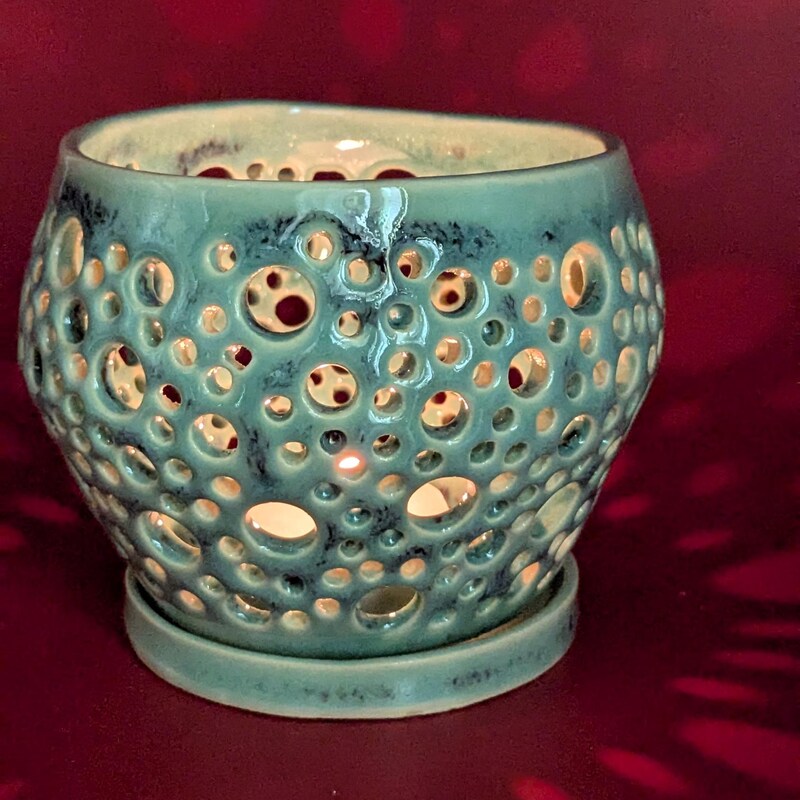 Ceramic Luminary - Etsy