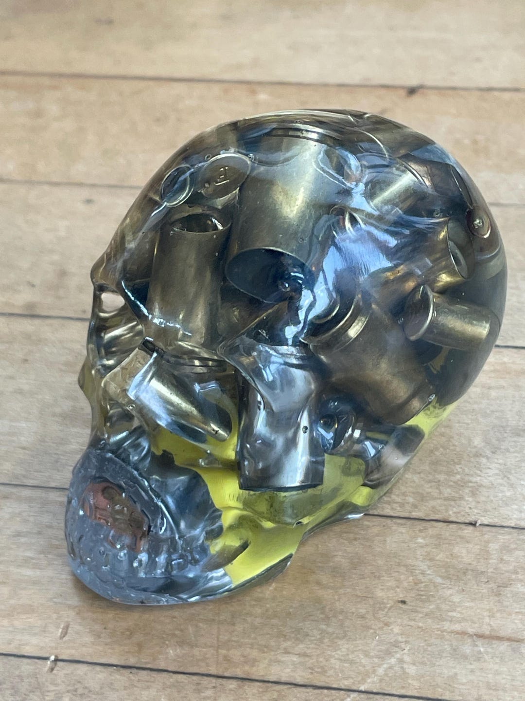 Bullet Skull, Resin Skull, Epoxy Skull, Bullet Casing Skull, Mixed ...