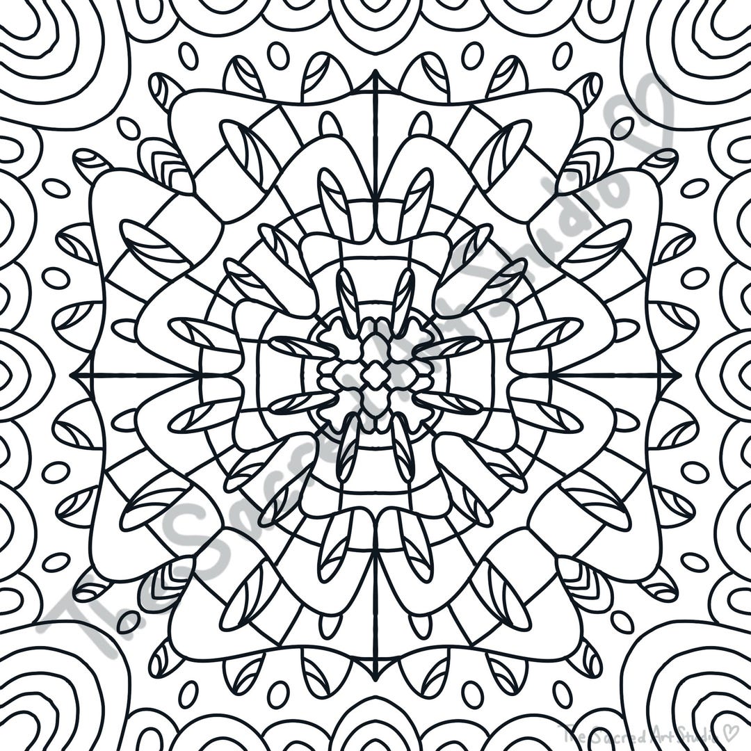 Arches Digital Coloring Page | Instant Download | Printable Art for All ...