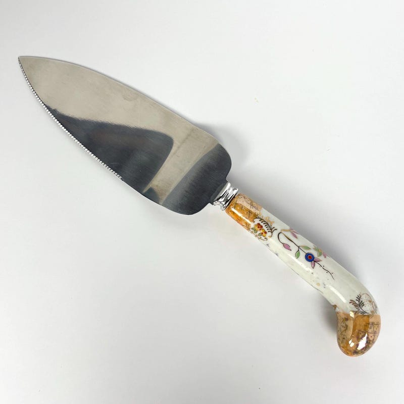 Vintage Stoneware Cake Server - Etsy Canada