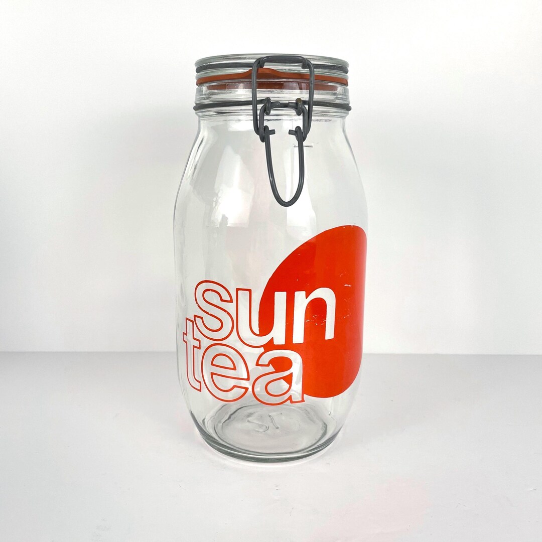 Vintage Sun Tea Bale Top Jar - Etsy