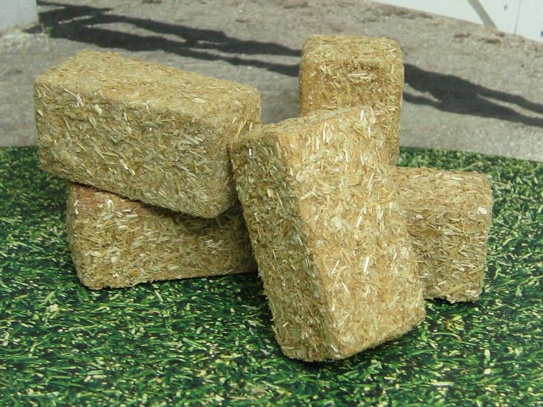 Dollhouse Miniature Hay Bales for Nativity Manger Decoration, Autumn ...