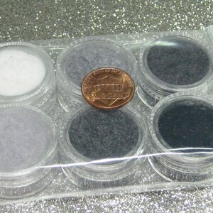 Flocking Powder Set Shades of Gray Black White, Neutrals Velvet Nail ...