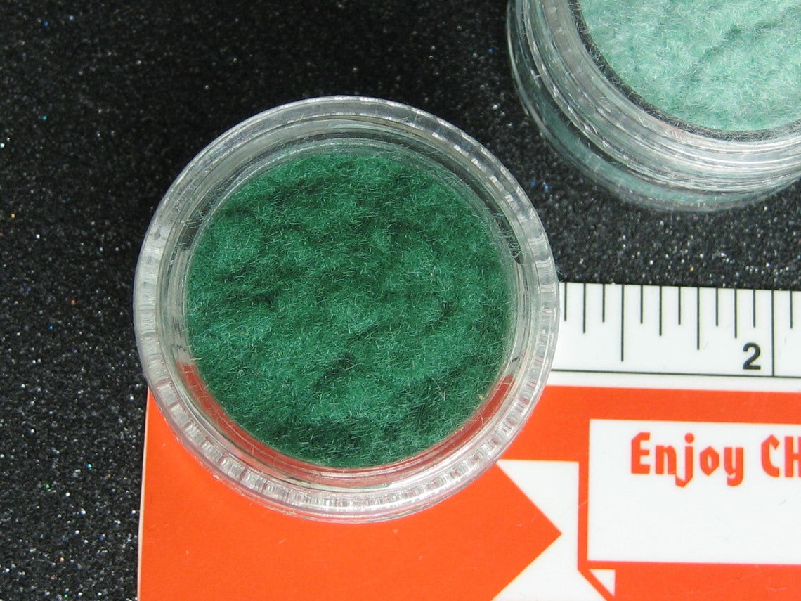 Green Flocking Set 6 Jar Shades Velvet Nail Powder - Etsy
