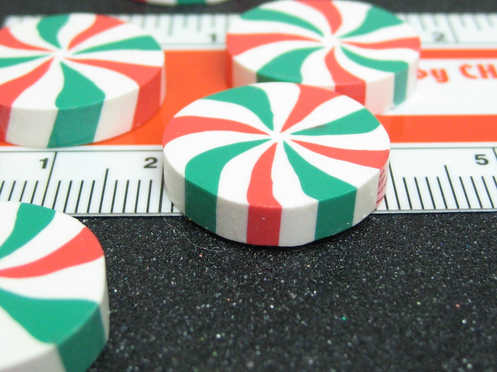 Fake Peppermint Candies Christmas Craft Cabochon Holiday - Etsy