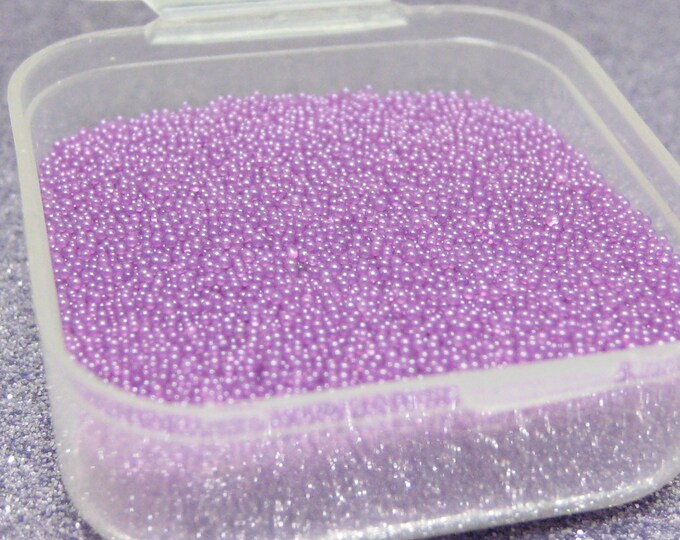White Gold Microbeads Marbles .75mm 1mm Solvent Resistant Miniature ...