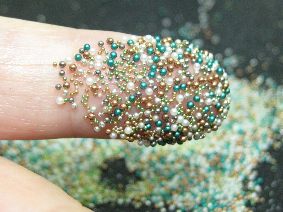 Tortuga Treasure Glass Microbead Mix, Micro Marbles, Tiny Kawaii ...