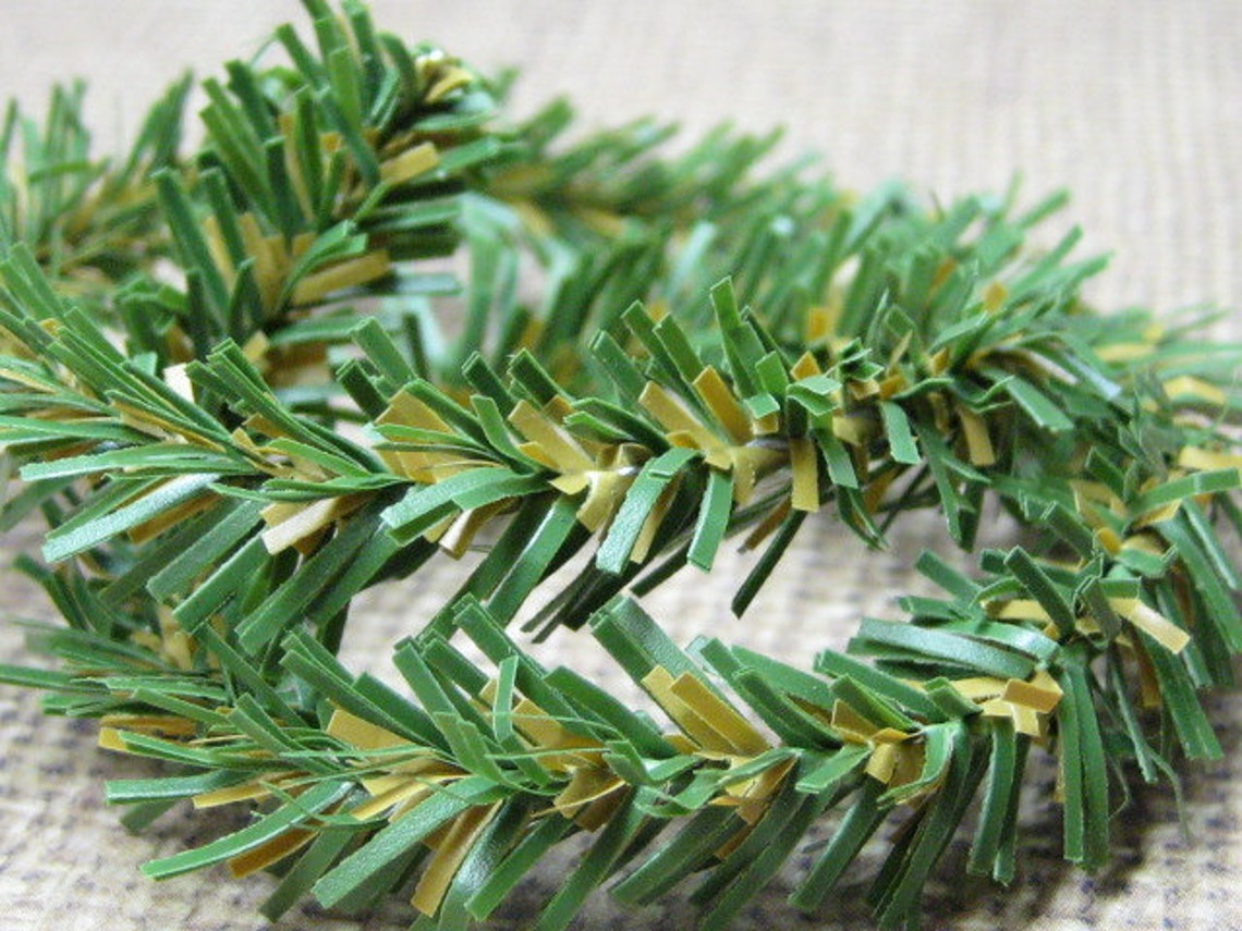 Canadian Pine Mini Garland DIY 12 Inch Wire Roping Miniature - Etsy