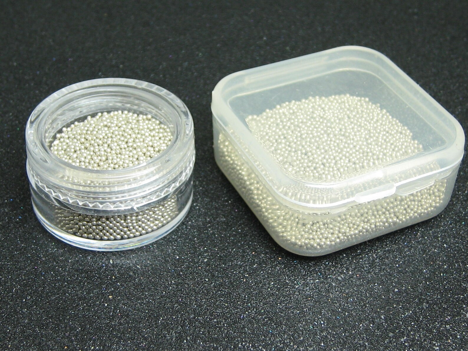 White Gold Microbeads Marbles .75mm 1mm Solvent Resistant - Etsy