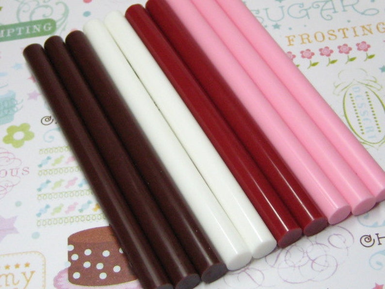 Chocolate Vanilla Strawberry Cherry Red Drizzle Opaque Hot - Etsy