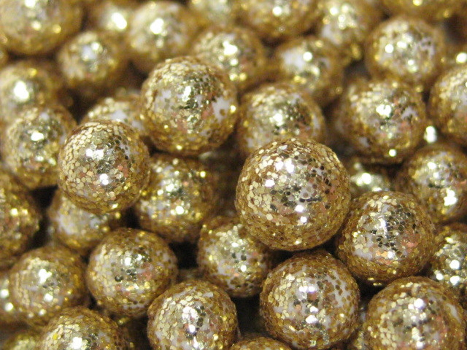 Miniature Gold Glitter Balls Foam 3mm to 6mm Deco Marbles - Etsy