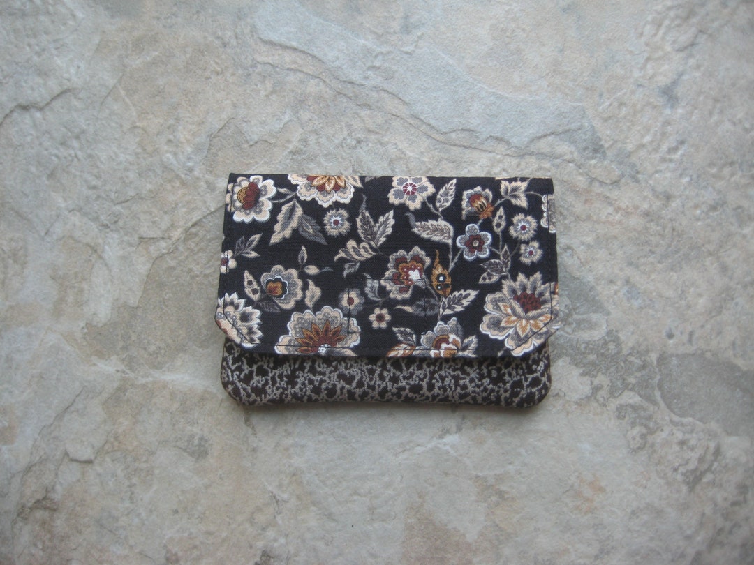 Pocket Wallet, on the Go Wallet, Fabric Wallet Approx 3x4-1/2, 4 ...
