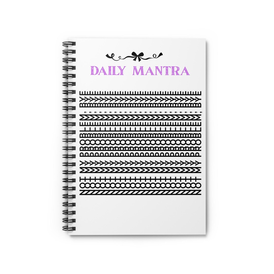 Daily Mantra Notebook, Funny Self-care Journal, Snarky Gift, Hidden ...