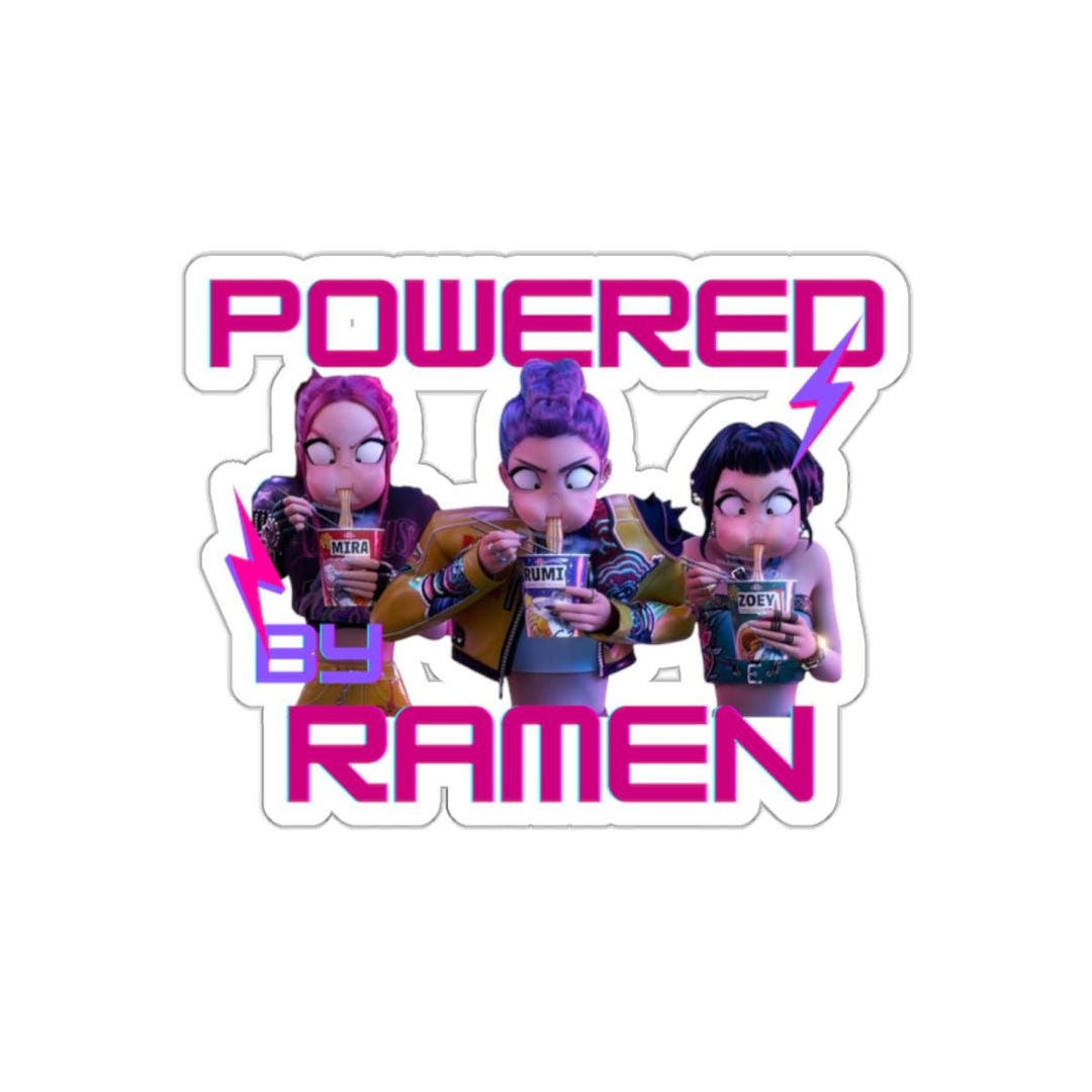 Ramen Die-cut Stickers: Anime Kpop Laptop Decals - Etsy
