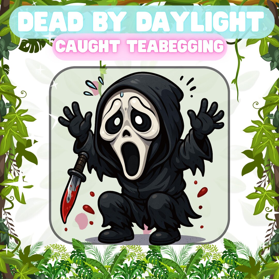 Dead by Daylight Ghostface - Caught Teabegging Emote | Cute DBD Twitch ...