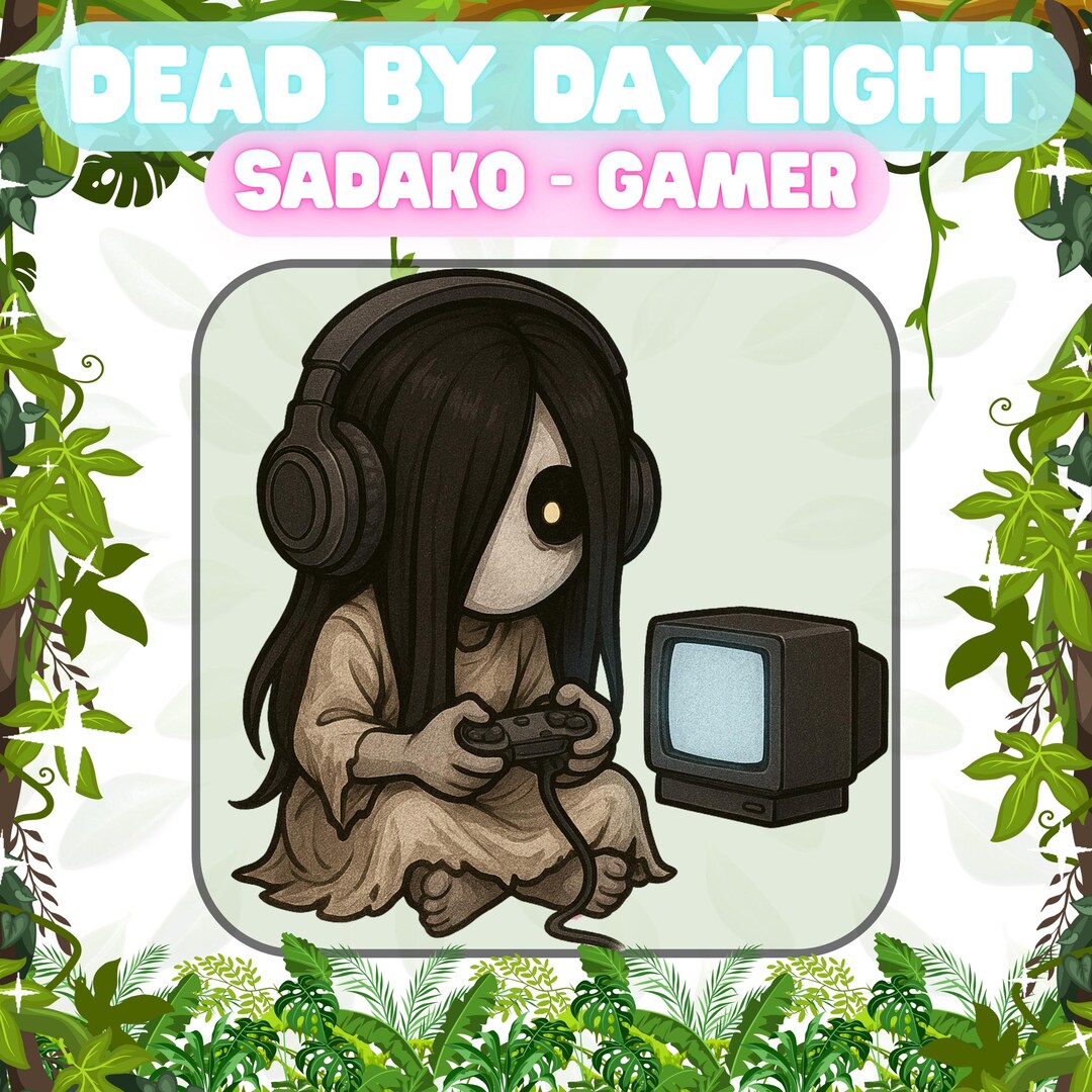 Dead by Daylight Sadako - Gamer Emote | Cute DBD Twitch Emote ...