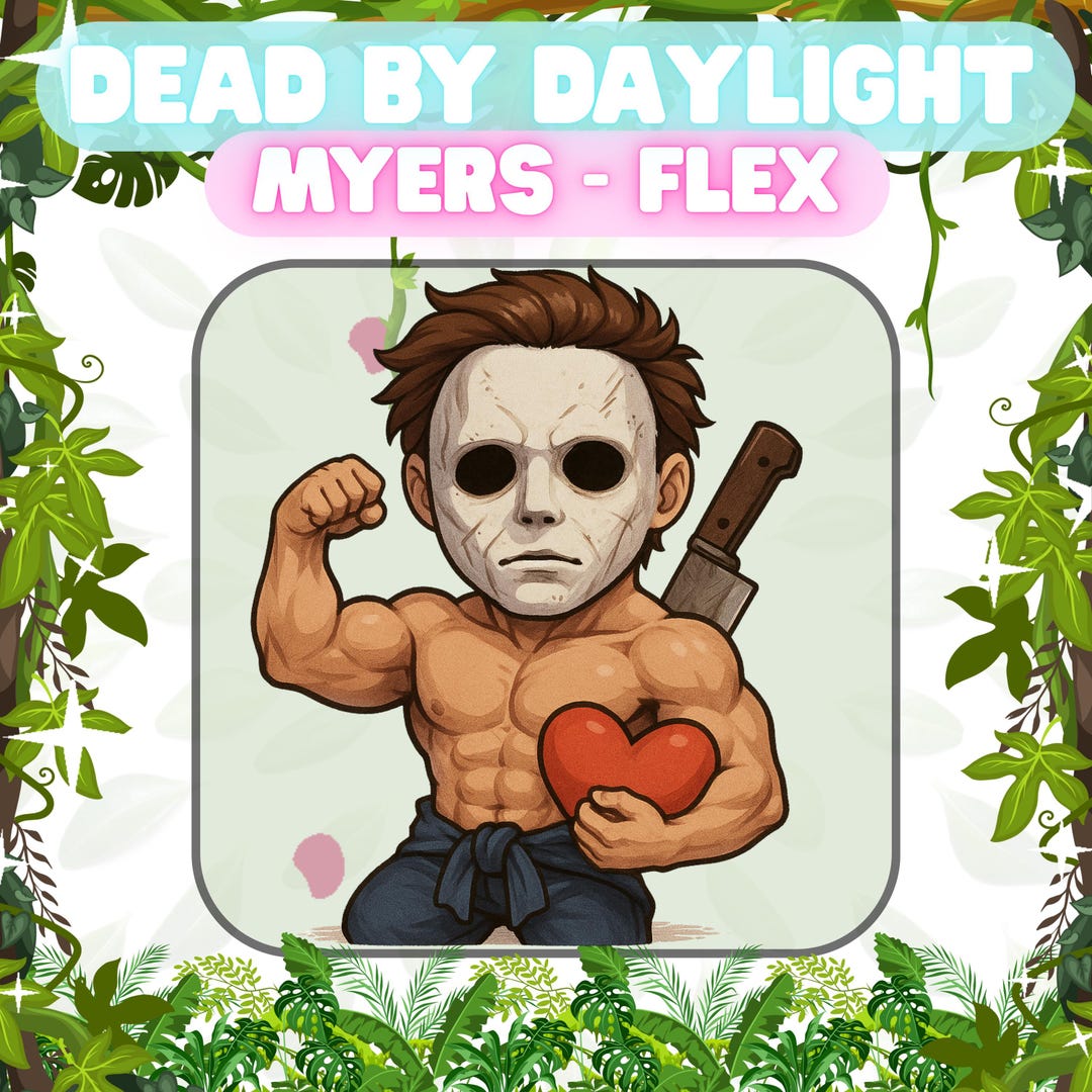Dead by Daylight Myers - Flex Emote | Cute DBD Twitch Emote | Streaming ...