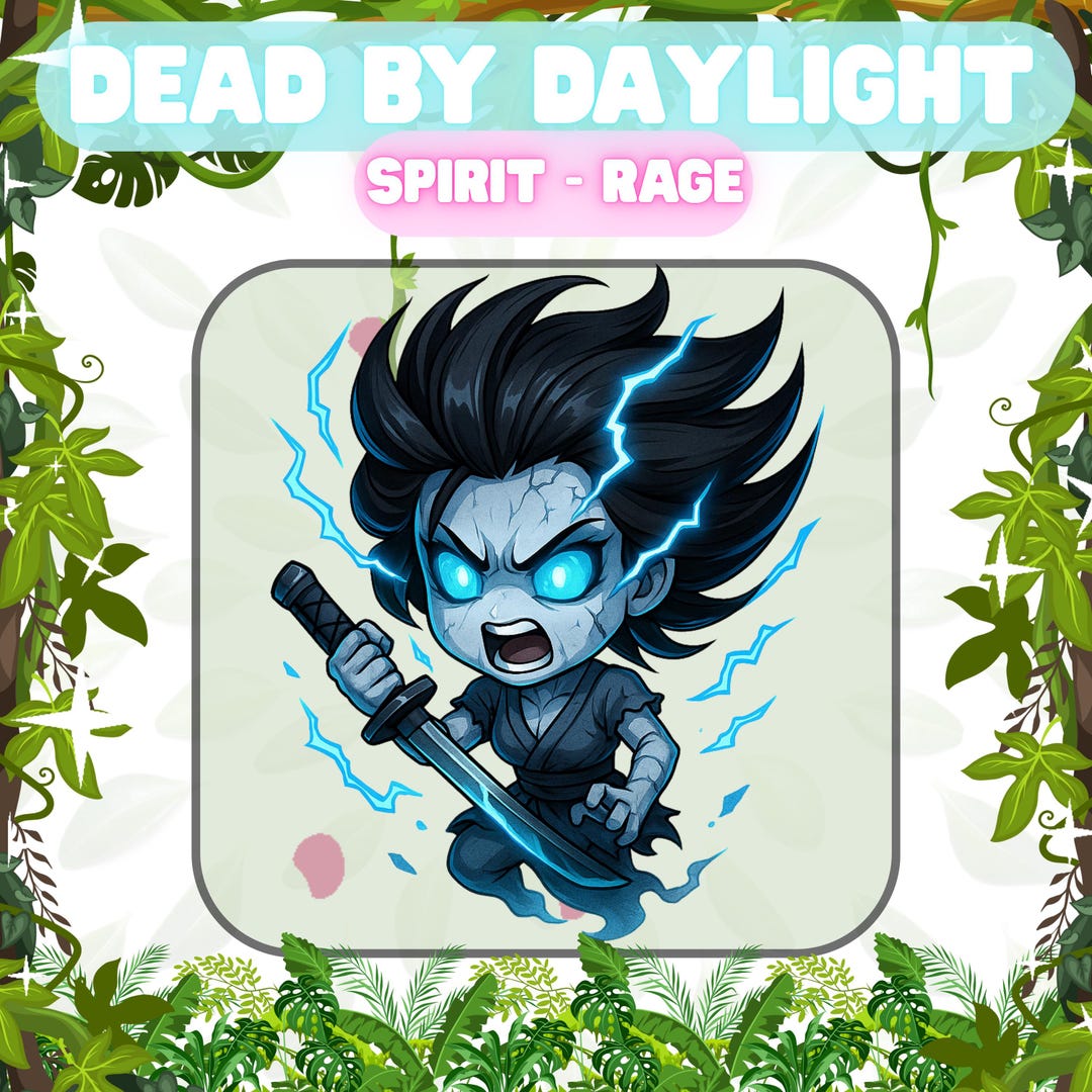 Dead by Daylight Spirit Rage Emote | Cute DBD Twitch Emote | Streaming ...