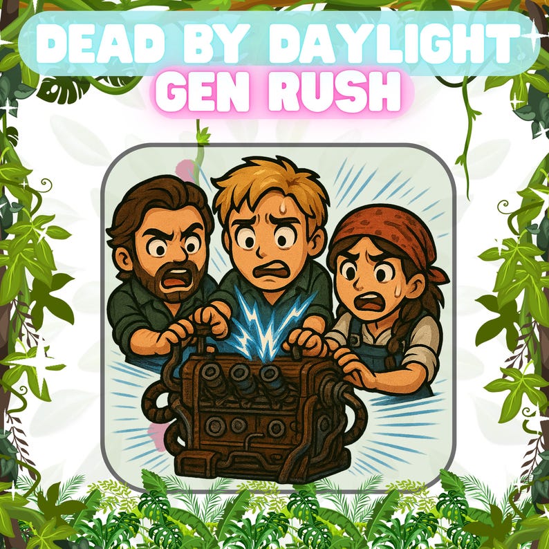 Dead by Daylight Gen Rush Emote | Cute DBD Twitch Emote | Streaming ...