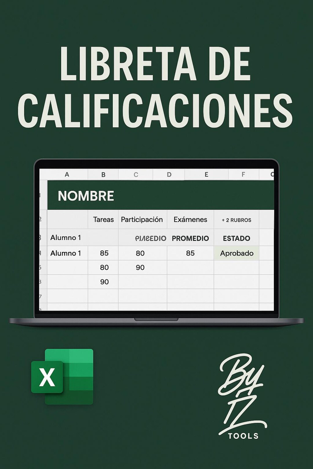 Editable Gradebook | Excel and Google Sheets | Automatic Averages ...