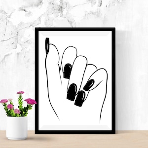 Nail Tech SVG Bundle: Nail Art Designs (digital Download) - Etsy