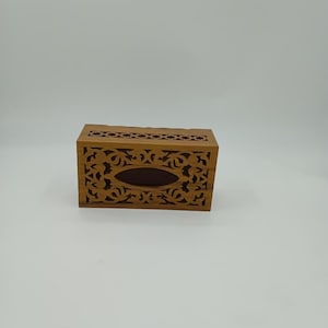 Moroccan Wooden Tissue Box - Carved Wood Tissue Holder - Etsy