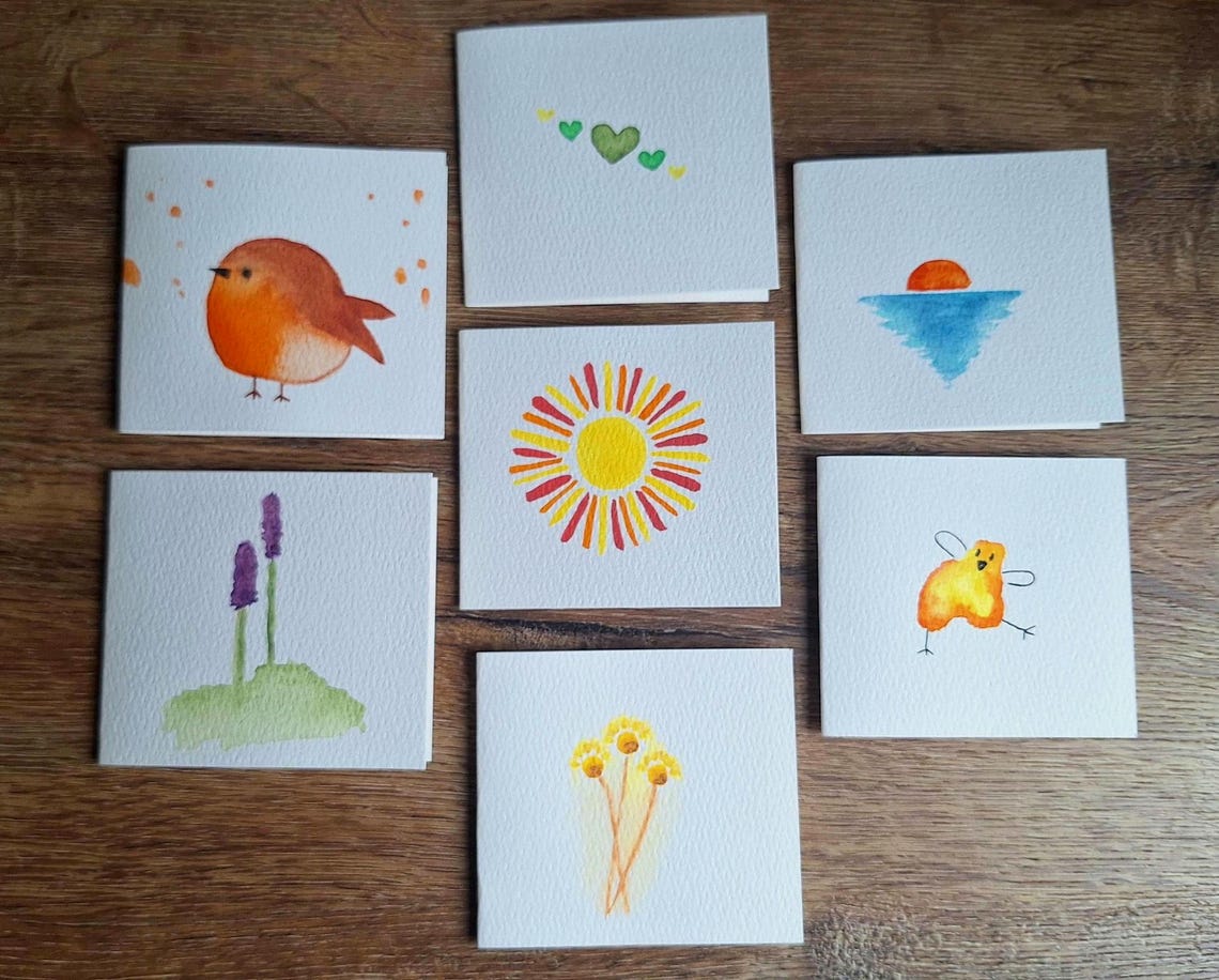 Homemade Postcards - Etsy