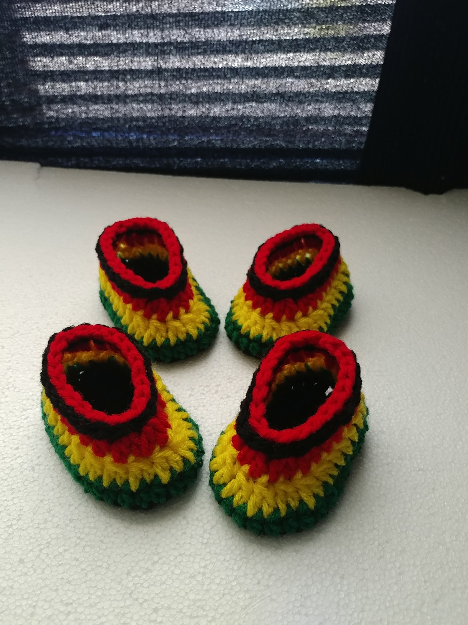 Rasta Baby Slippers DIY - Etsy