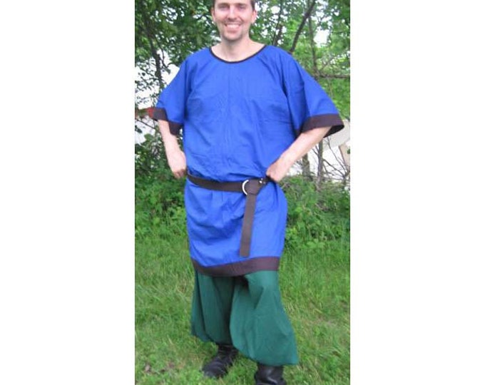 Cotton Medieval Tunic. SCA LARP Rennaissance - Etsy