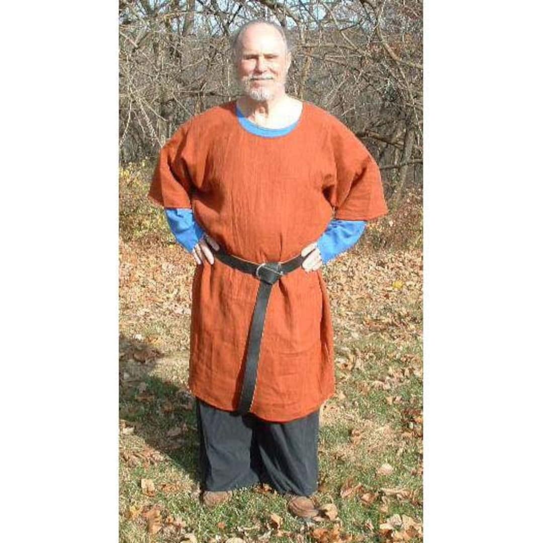 Linen Medieval Short Sleeve Tunic. Basic and Extended Sizes. - Etsy