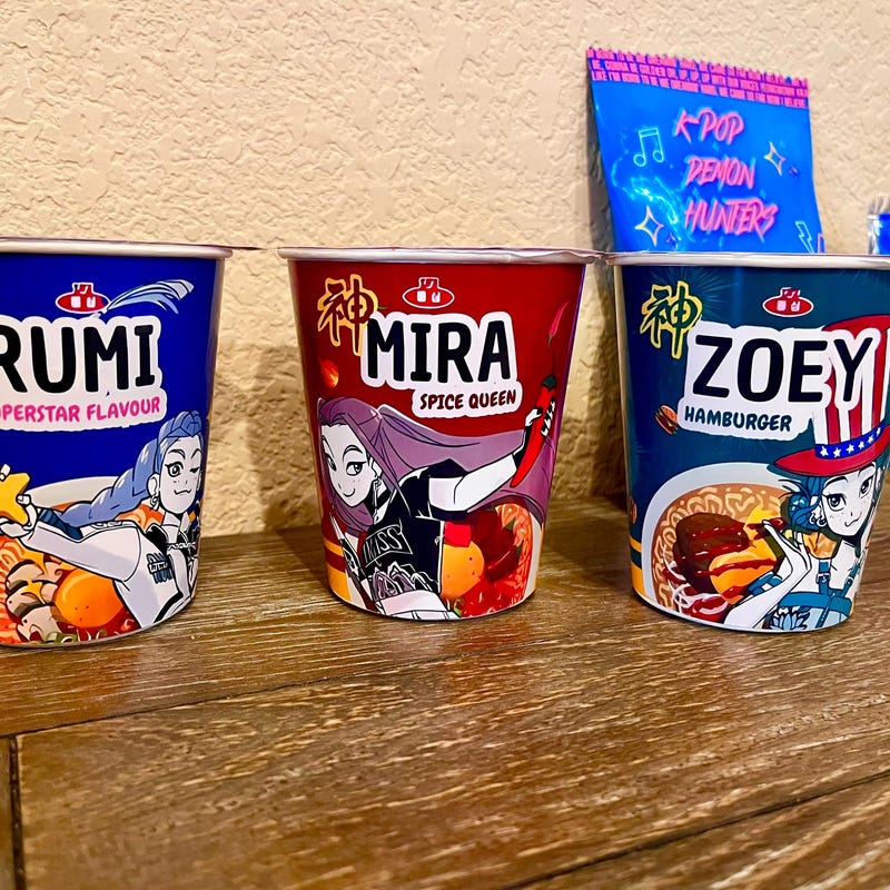 Kpop Demon Hunters Cup Noodles - Etsy