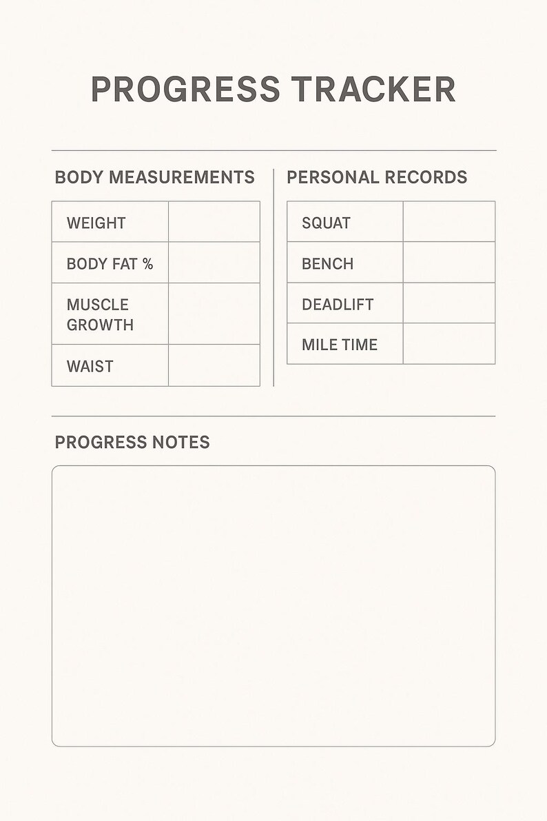 Athlete Performance Tracker & Planner - Etsy