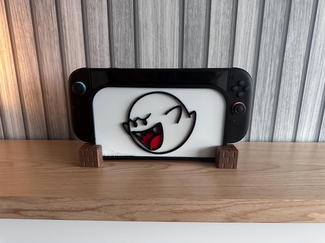Nintendo Switch 2 Super Mario Boo Icon Dock Stand/cover - Etsy