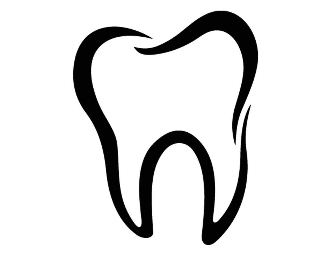 Simple Molar Tooth Vinyl Decal – Sticker for Dentist, Dental Hygienist ...