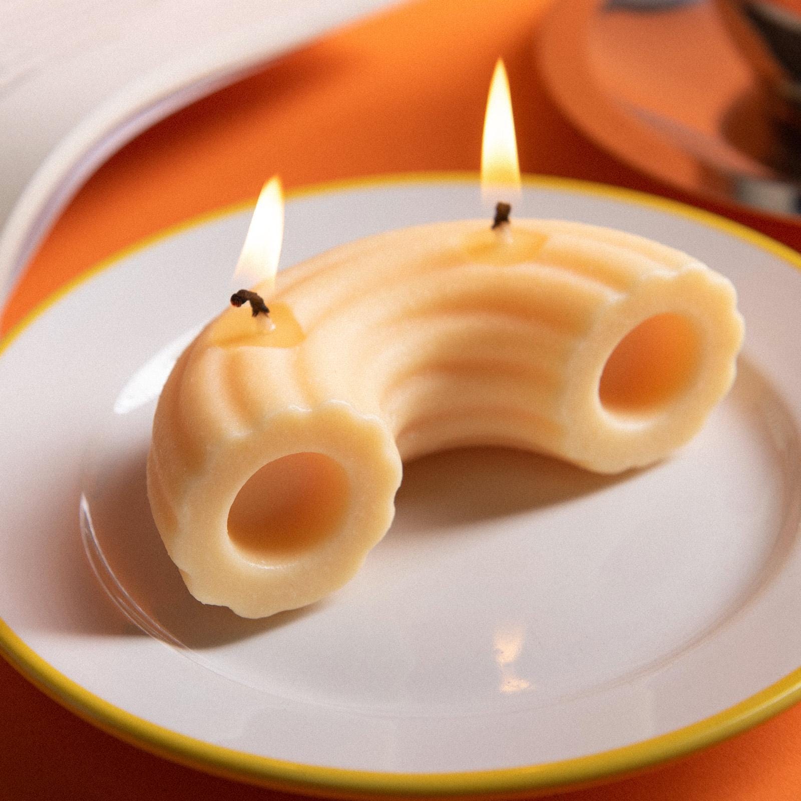 Farfella Ravioli Rigatoni Pasta Candle Set, Realistic Scented Novelty ...