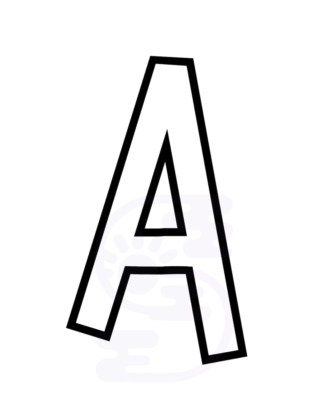 Alphabet Letters Printable, A-Z Letters, Uppercase & Lowercase, Large ...